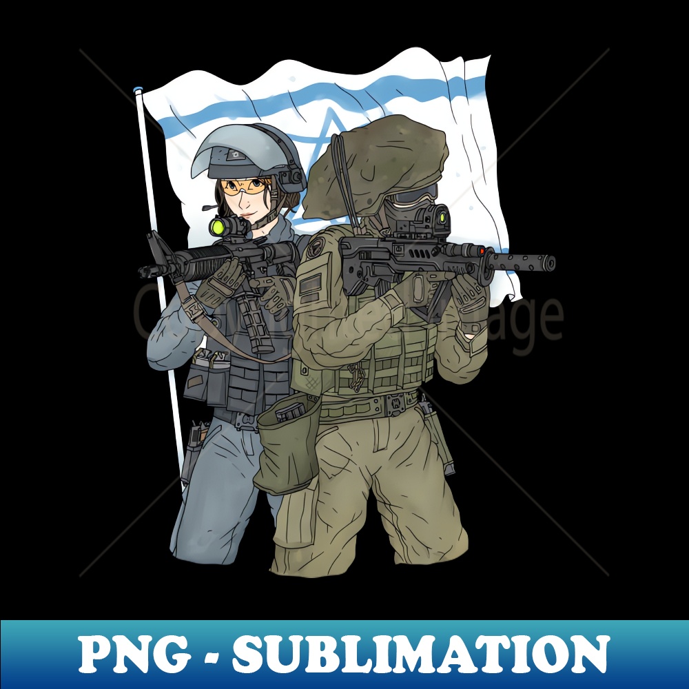 Israeli soldiers and police IDF - Modern Sublimation PNG Fil | Inspire ...