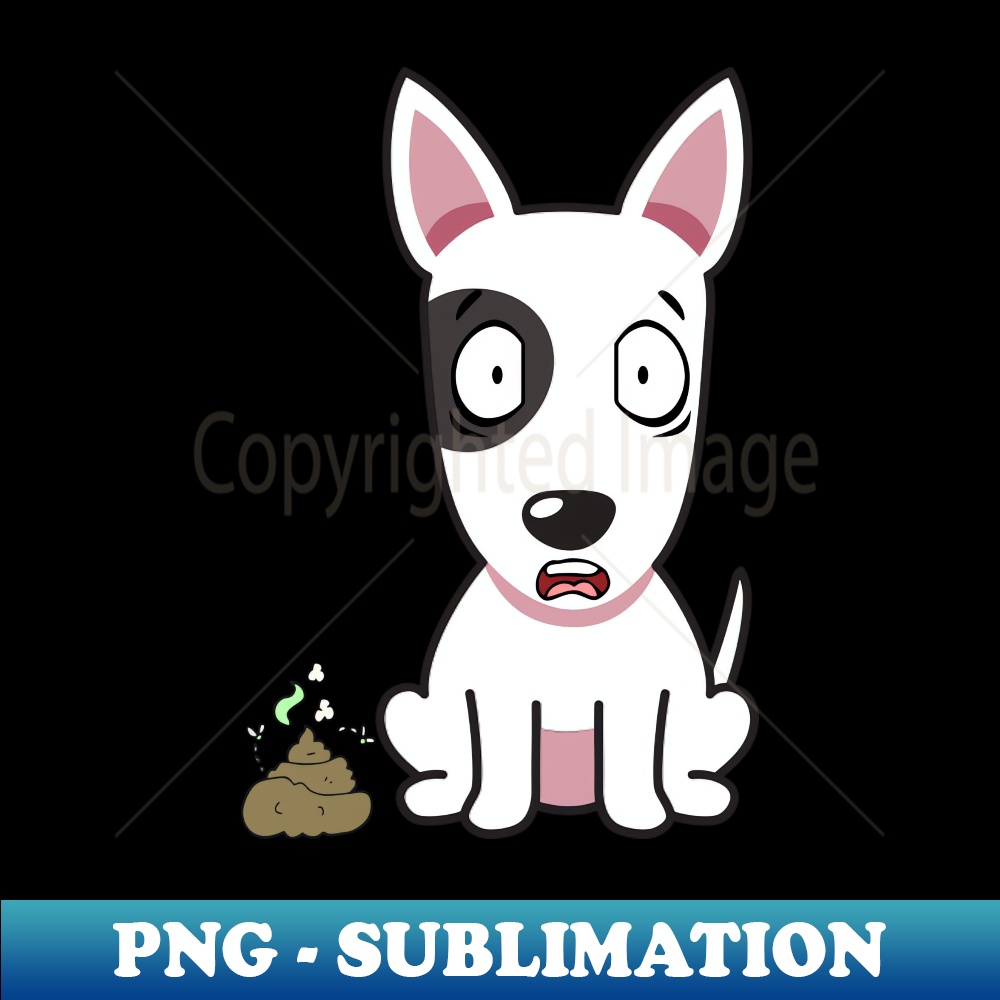 Funny bull terrier smells poo poo - PNG Transparent Sublimat - Inspire ...