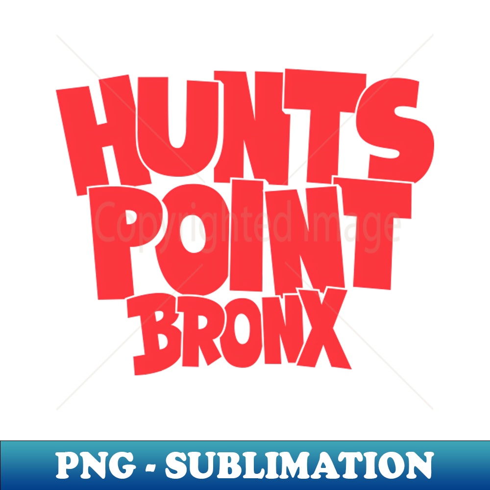 Hunts Point Bronx NYC Bold Block Letter Comic Style - Elegan | Inspire ...