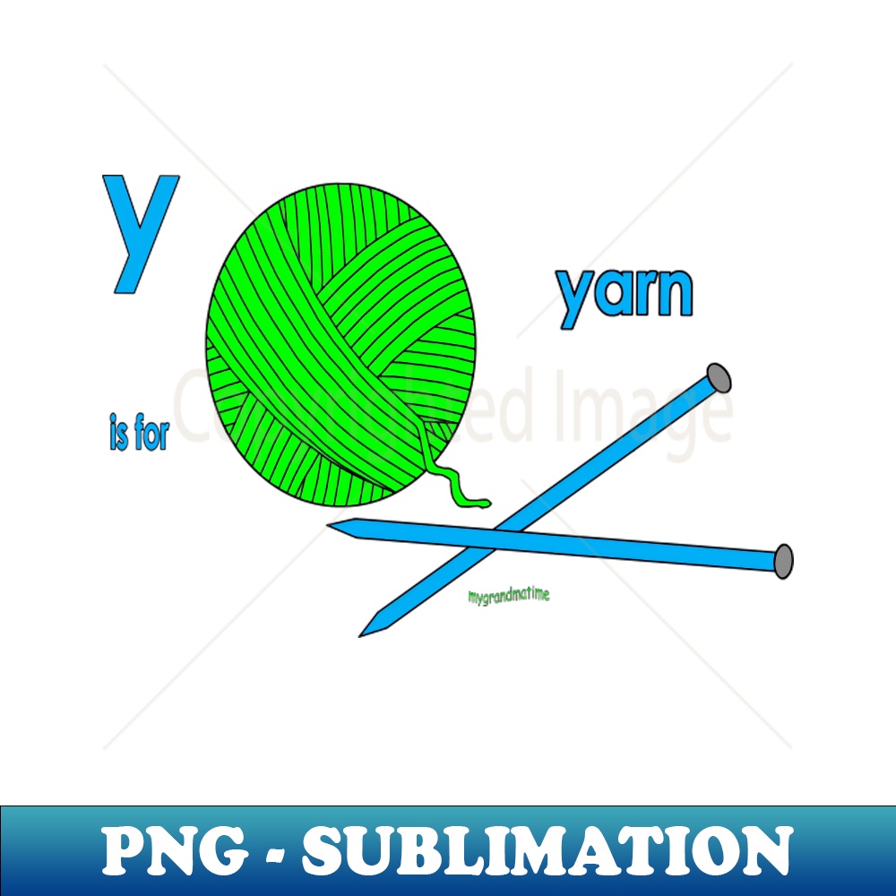 y is for yarn - PNG Transparent Digital Download File for Su | Inspire ...