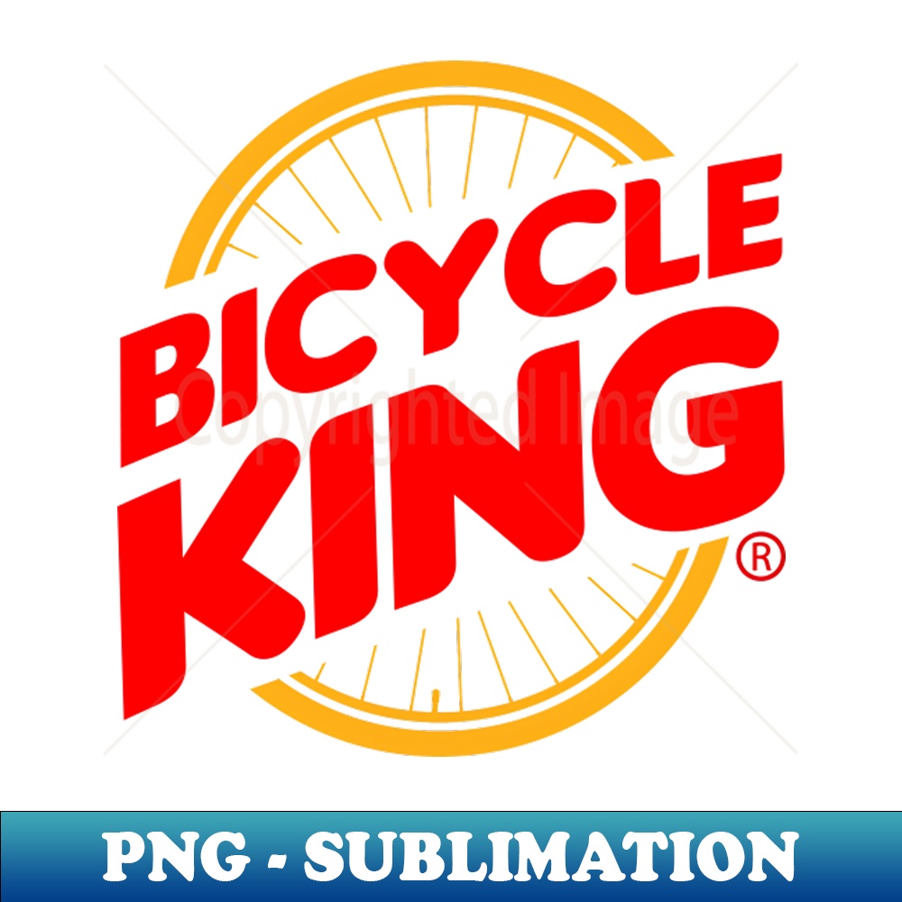 Cycling Bicycle King Cyclist Burger Bicycle Parody - Signatu | Inspire ...
