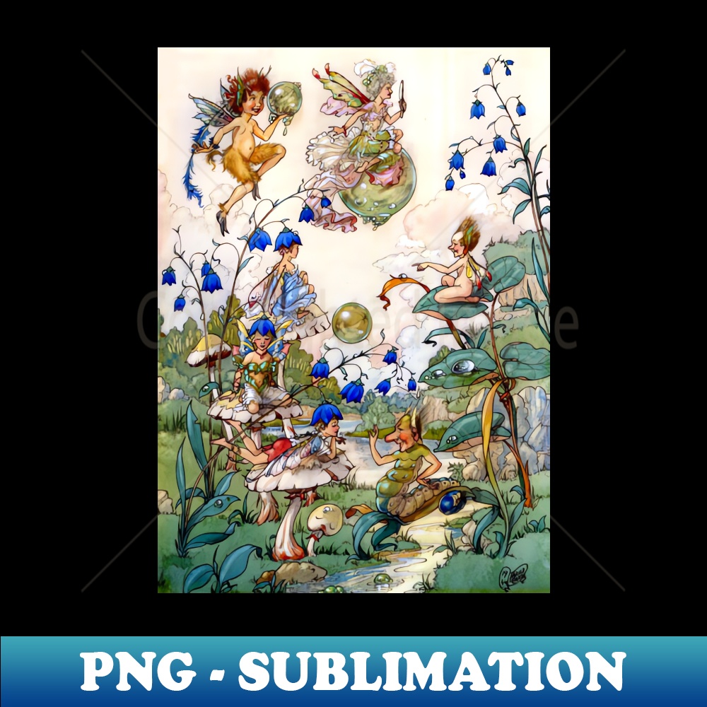 Bluebell Fairies - Harold Gaze - PNG Transparent Digital Dow - Inspire ...