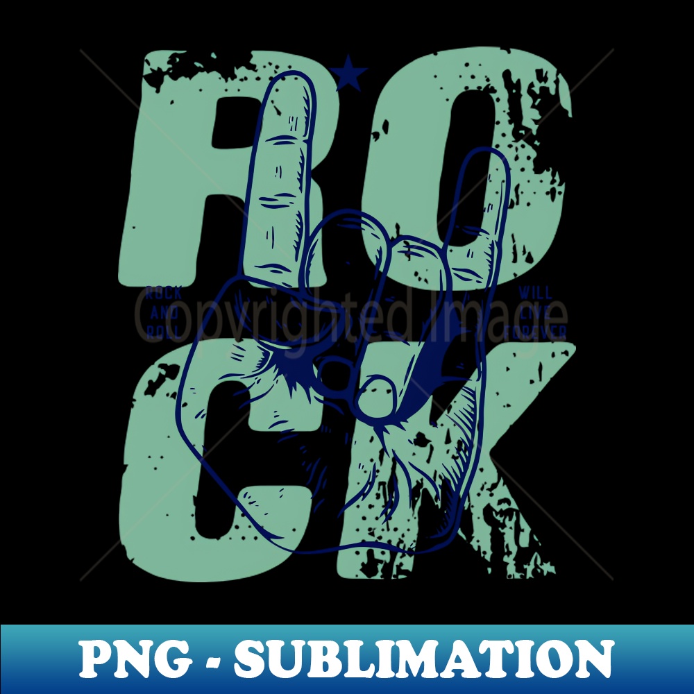Rock Hand symbol for Rock and Roll fans - Decorative Sublima | Inspire ...