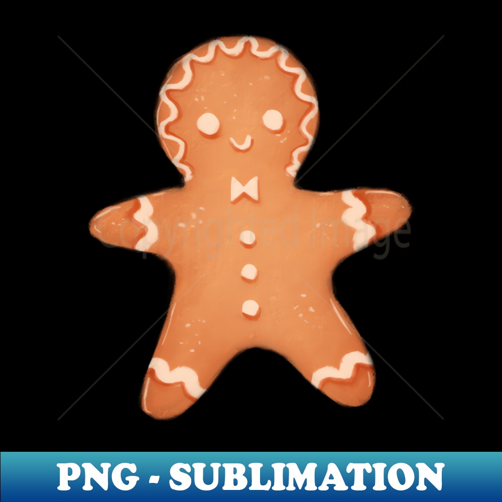 Cute Cartoon Gingerbread Man Exclusive Sublimation Digital Inspire
