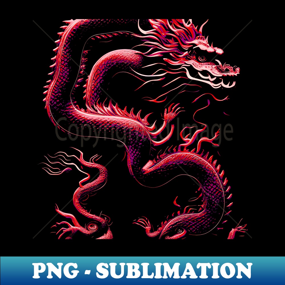 The Dragon Red - Sublimation-Ready PNG File - Capture Imagin - Inspire ...