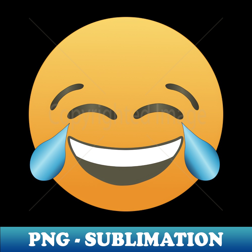 JOY - Face with tears of joy haha emoji - Instant PNG Sublim | Inspire ...