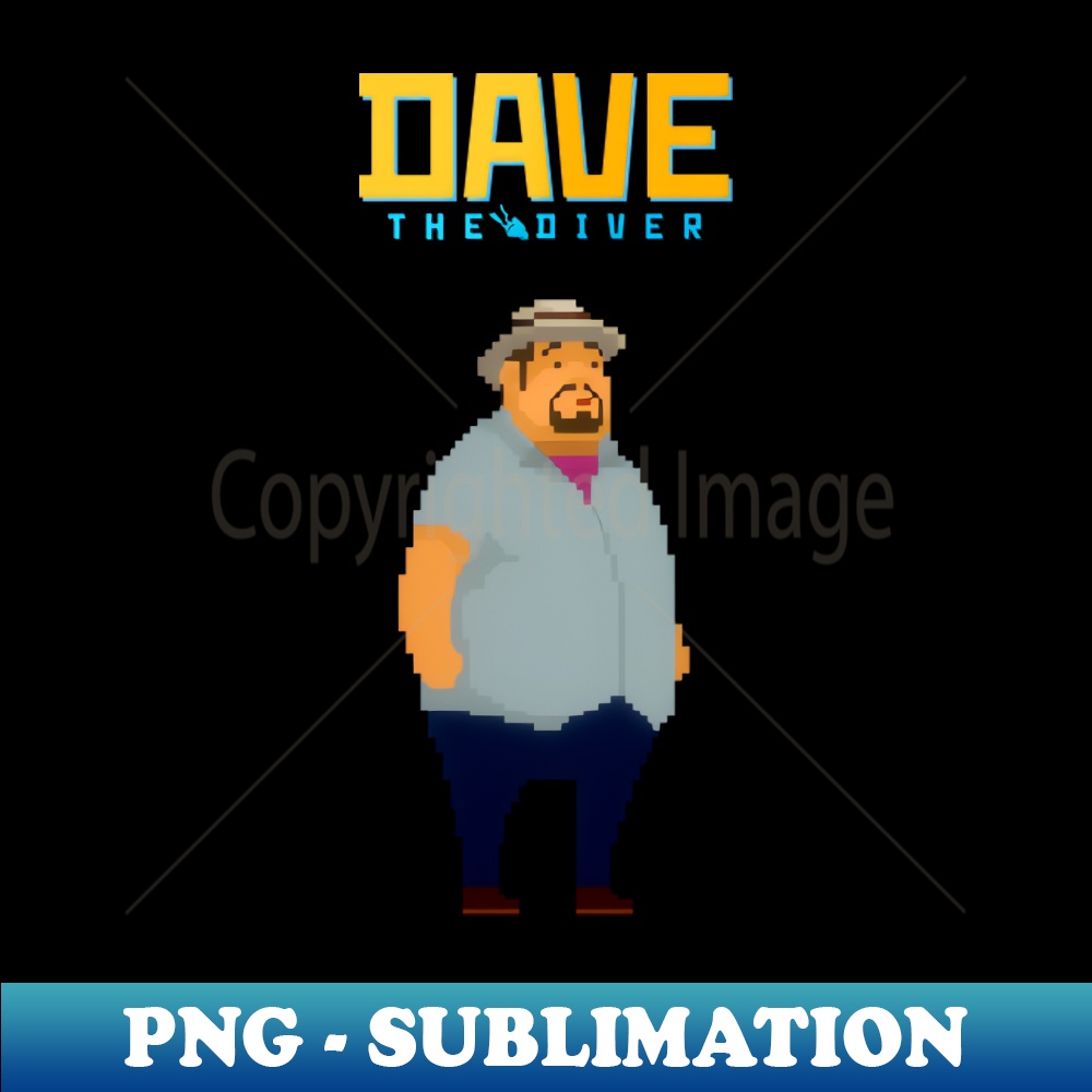 DAVE the diver Fan Art - High-Resolution PNG Sublimation Fil | Inspire ...