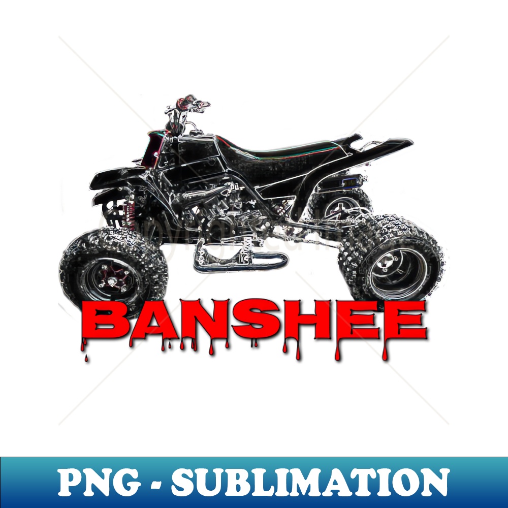 Banshee Quad ATV ATC Vintage Retro Yamaha All Terrain Vehicl | Inspire Uplift