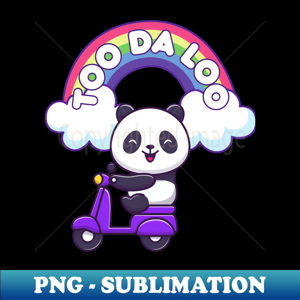 Toodaloo too da loo panda bear moped cute panda bear kawaii | Inspire ...