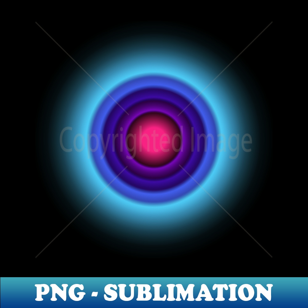 Heart 3D Orbital Pattern - Signature Sublimation PNG File - | Inspire ...