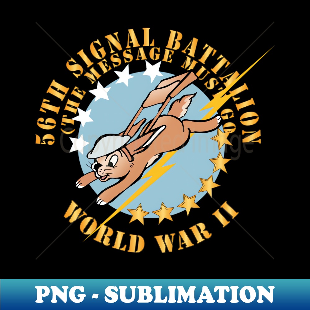 56th Signal Battalion w Emblem - WWII X 300 - PNG Transparen | Inspire ...