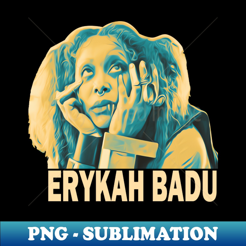 Erykah Badu Limit Color - High-Resolution PNG Sublimation Fi - Inspire ...