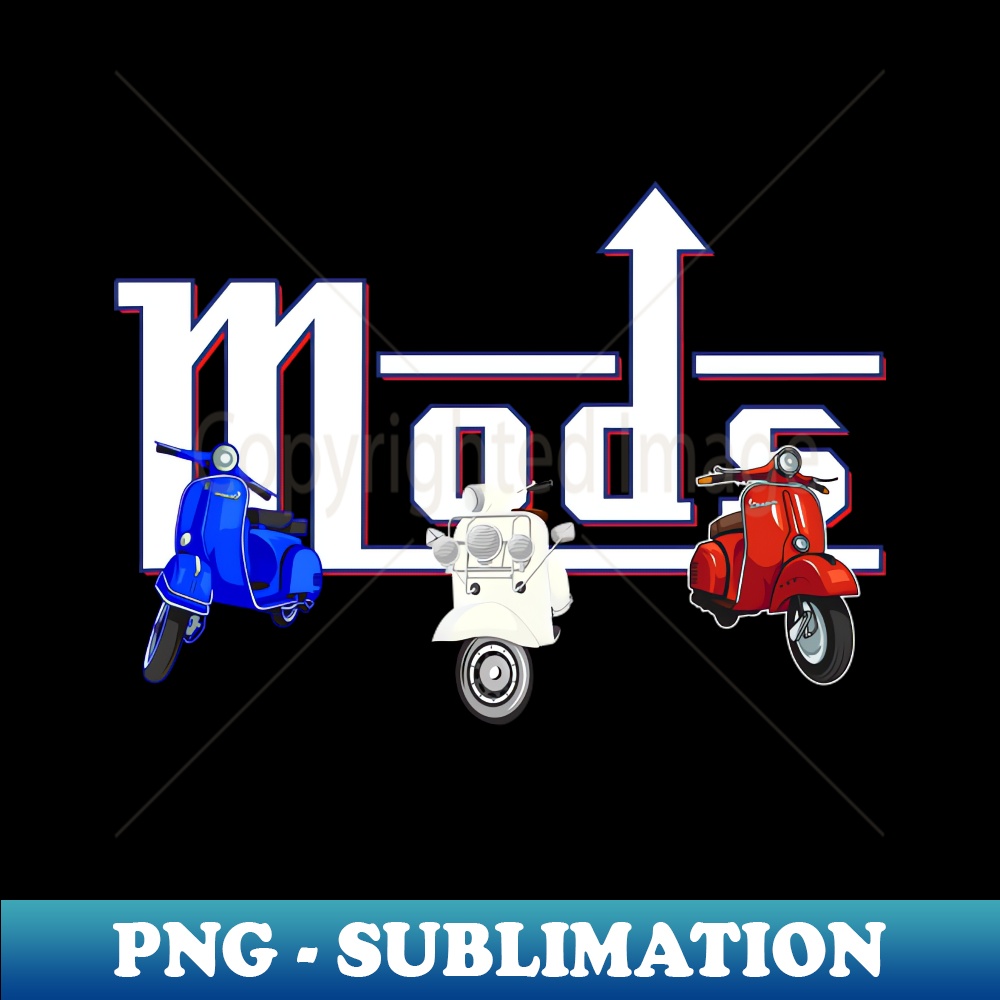 MODs Three Scooters with roundel colour scooters and MODs gr | Inspire ...