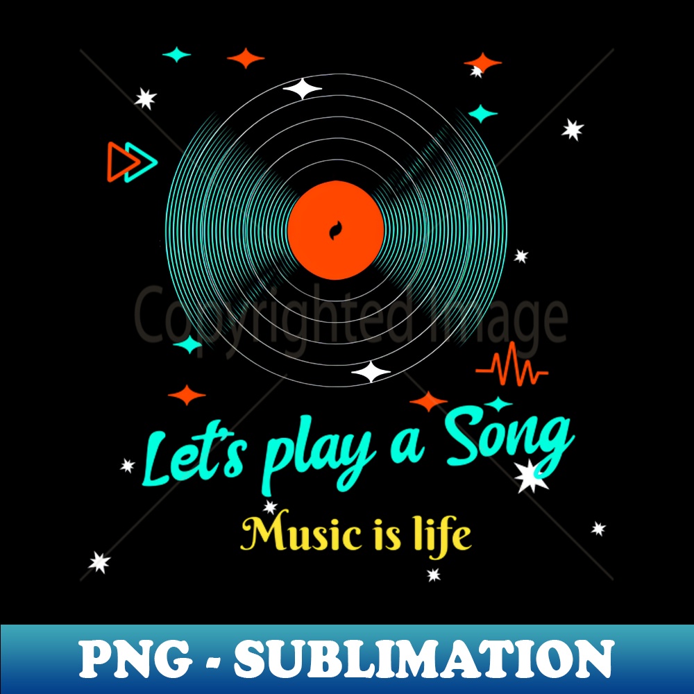 Lets play a Song - Aesthetic Sublimation Digital File - Perf | Inspire ...