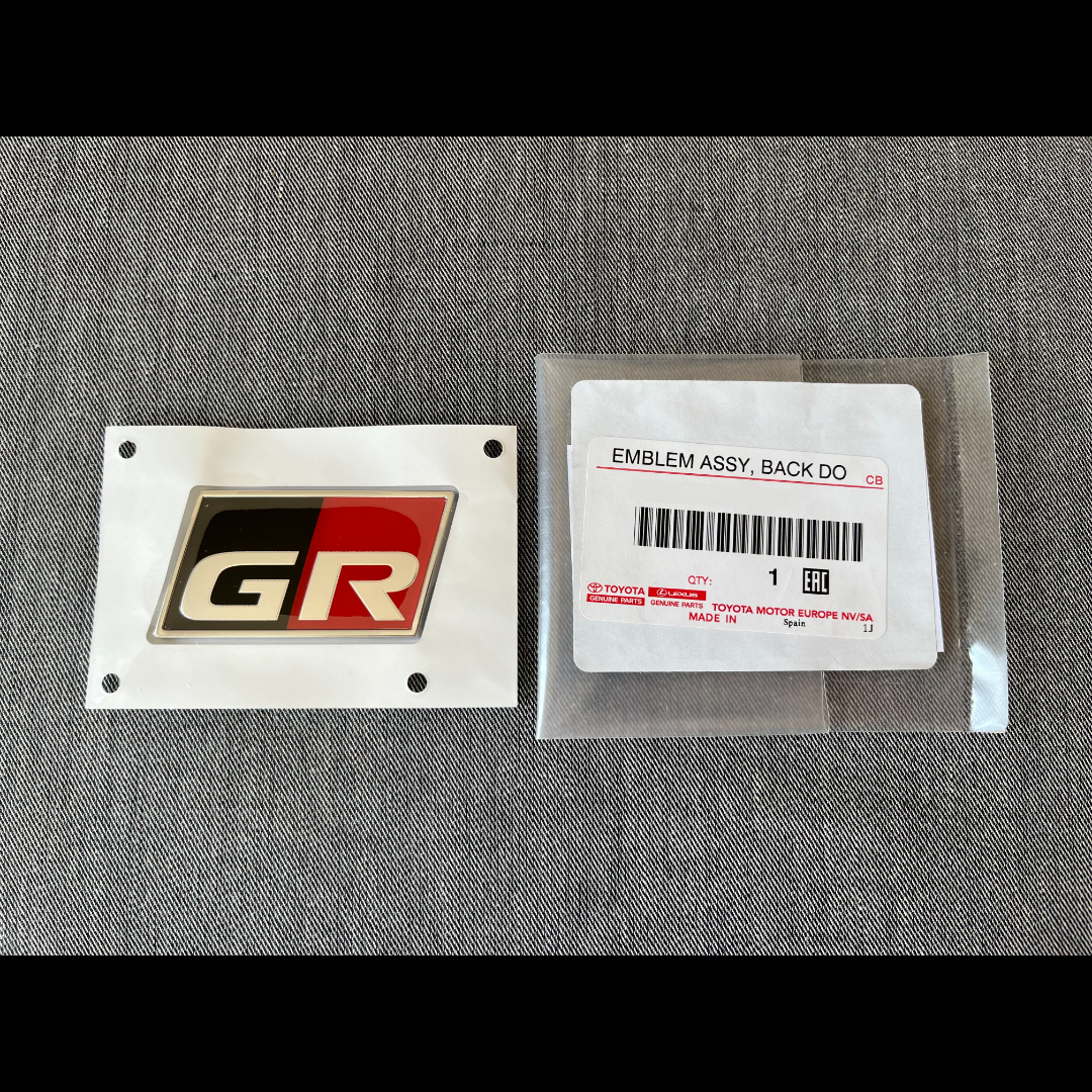 Toyota Genuine GR Rear Emblem Badge for GR Supra | Inspire Uplift