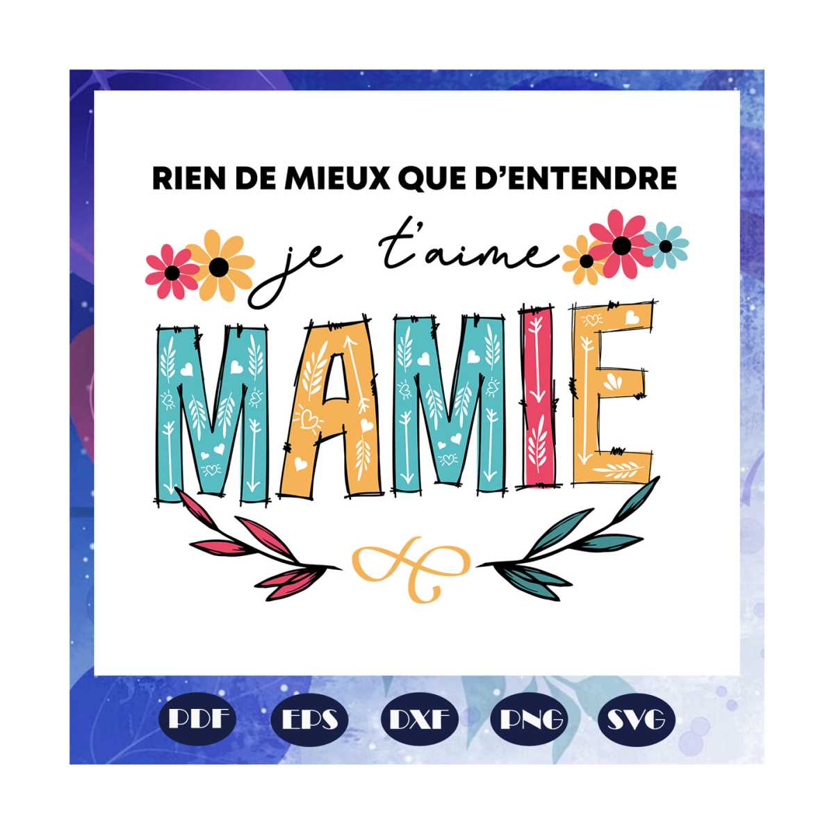 Mamie svg, mothers day svg, mother day, mother svg, mom svg, - Inspire ...