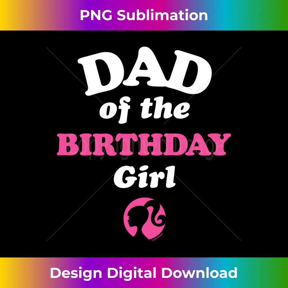 Barbie - Dad Of The Birthday Girl Long Sl - Deluxe PNG Subli - Inspire ...