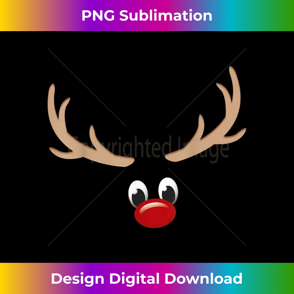 Rudolph Red Nose Reindeer Christmas Fun - Crafted Sublimatio - Inspire ...