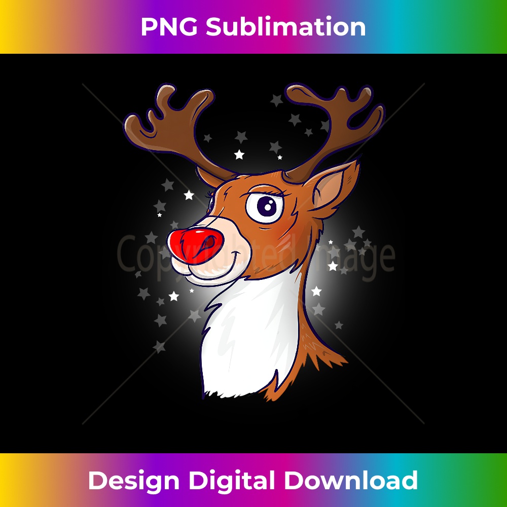 Funny Rudolph the Red-Nosed Reindeer Christmas Pre - Sublima | Inspire ...