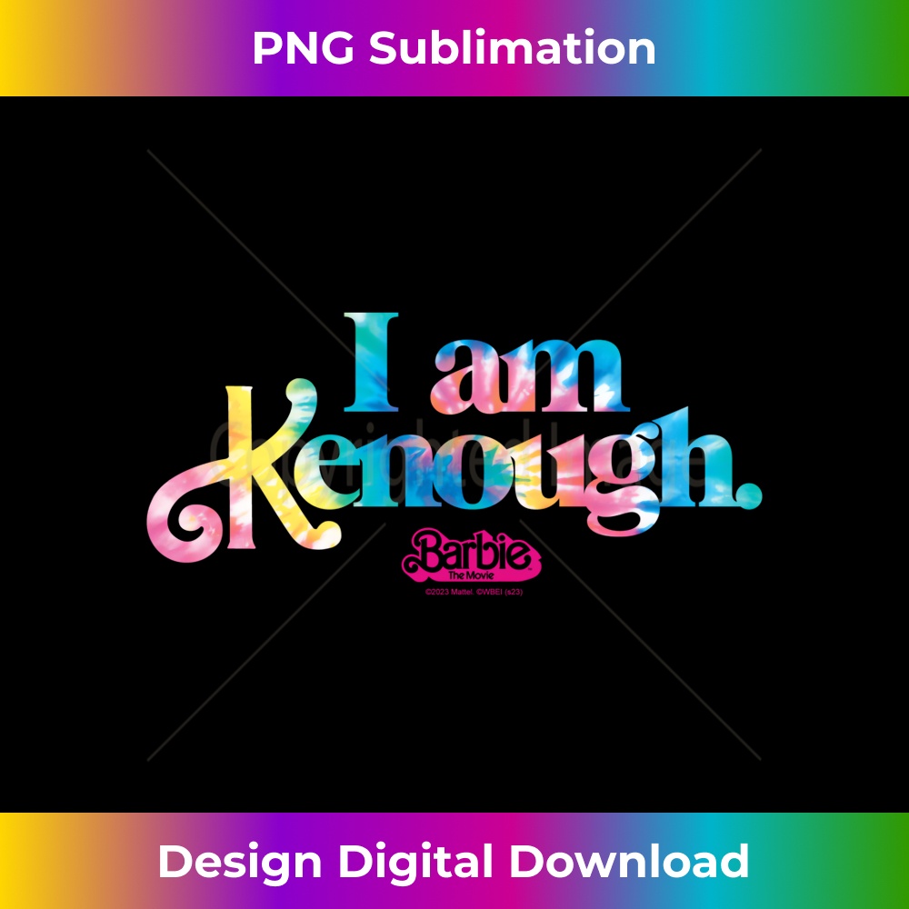 Barbie The Movie - I Am Kenough Tie Dye Logo Long Sl - Craft | Inspire ...