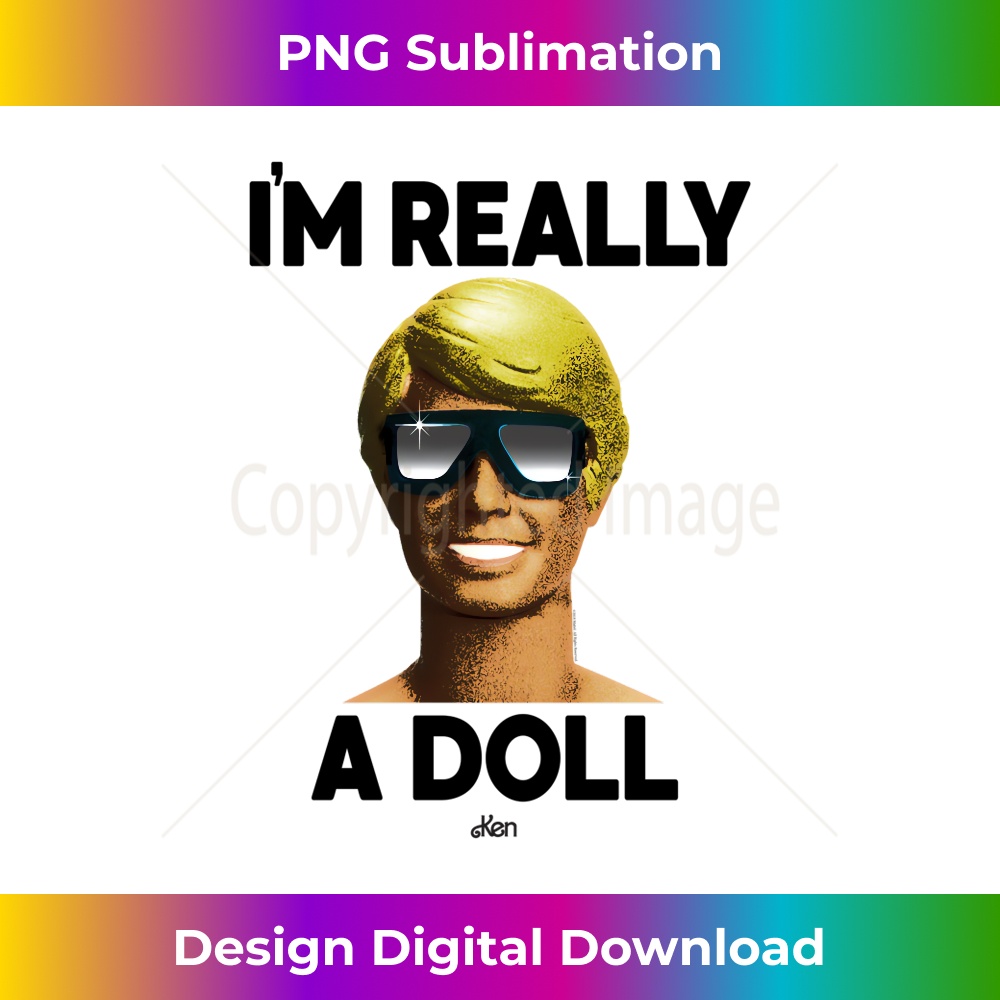 Barbie Ken I'm Really A Doll Long Sl - Edgy Sublimation Digi | Inspire ...