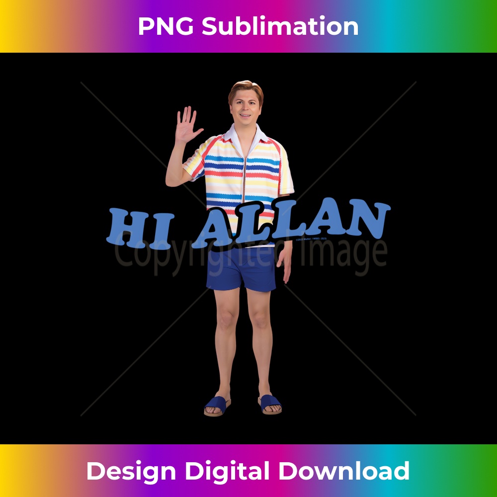 Barbie The Movie Allan! Long Sl - Eco-Friendly Sublimation P - Inspire Uplift