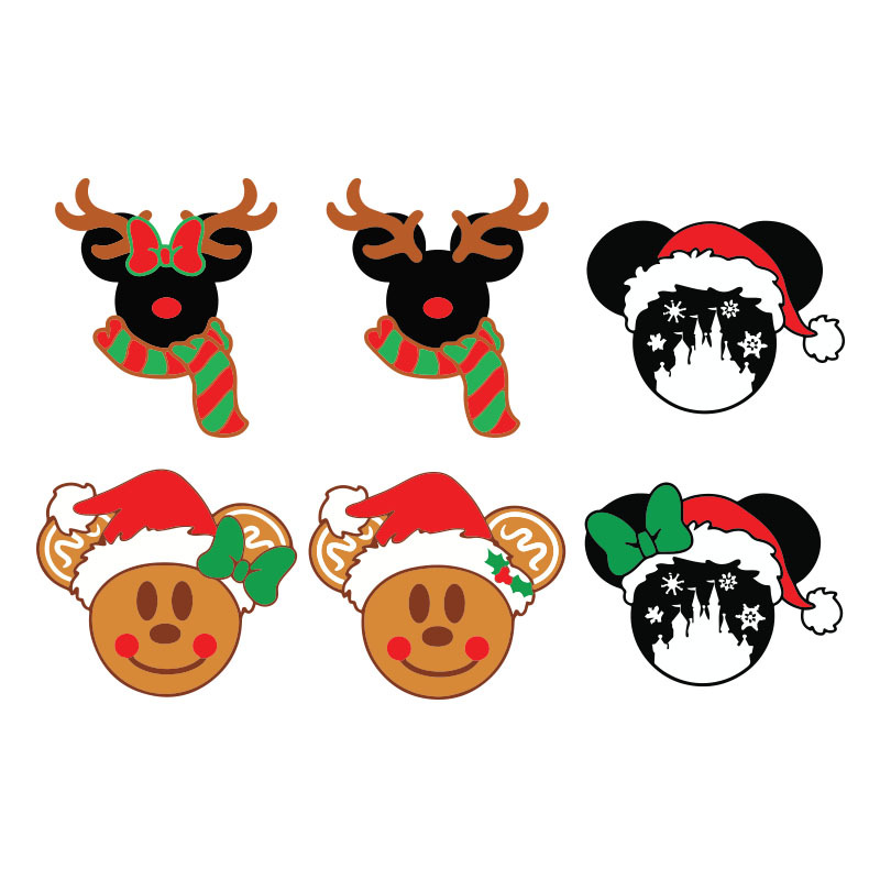 Christmas gingerbread Bundle svg, Santa svg, Reindeer svg, S | Inspire ...