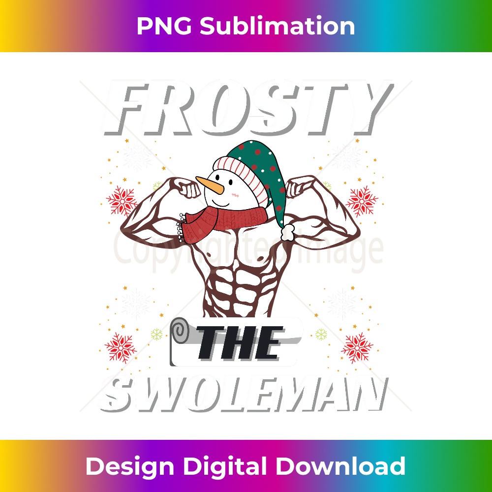 Frosty the Swoleman Fitness Bodybuilder Snowman Christmas Lo | Inspire ...