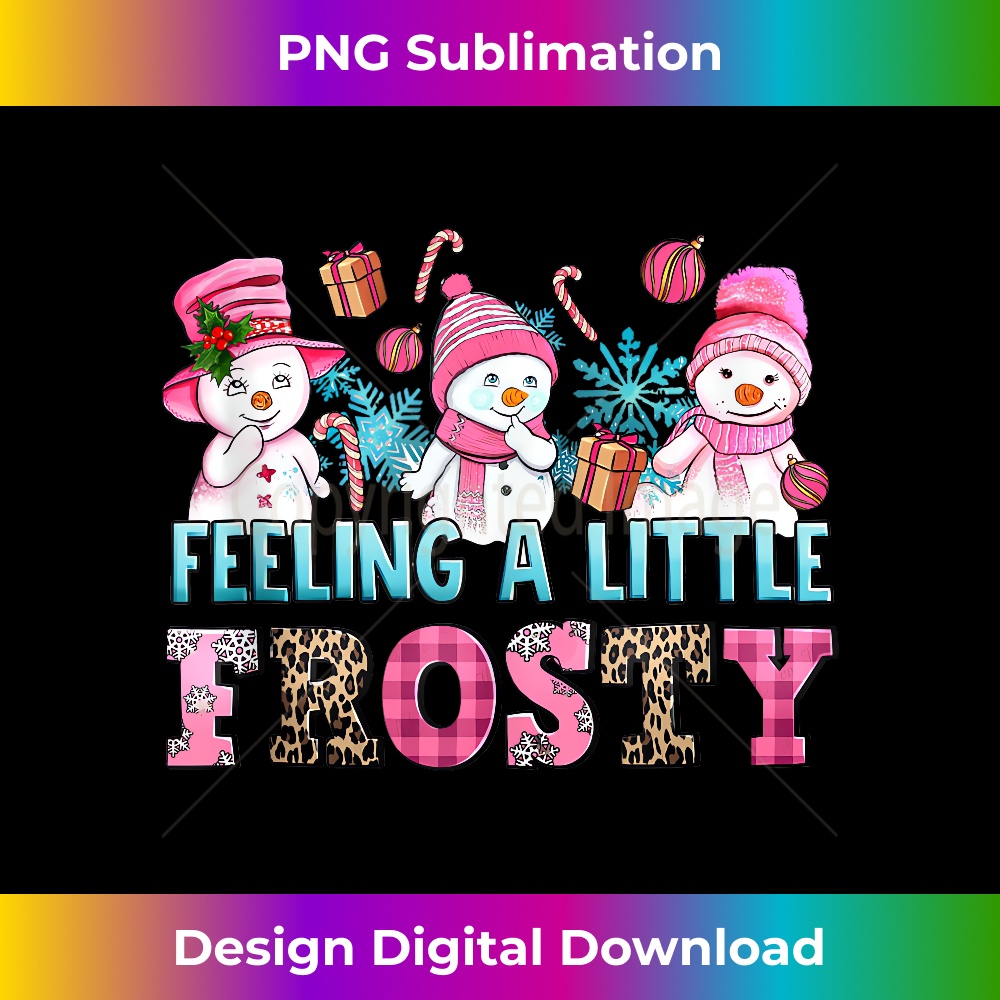 Feeling A Little Frosty Cozy Season With Pink Snowman X-mas - Inspire ...