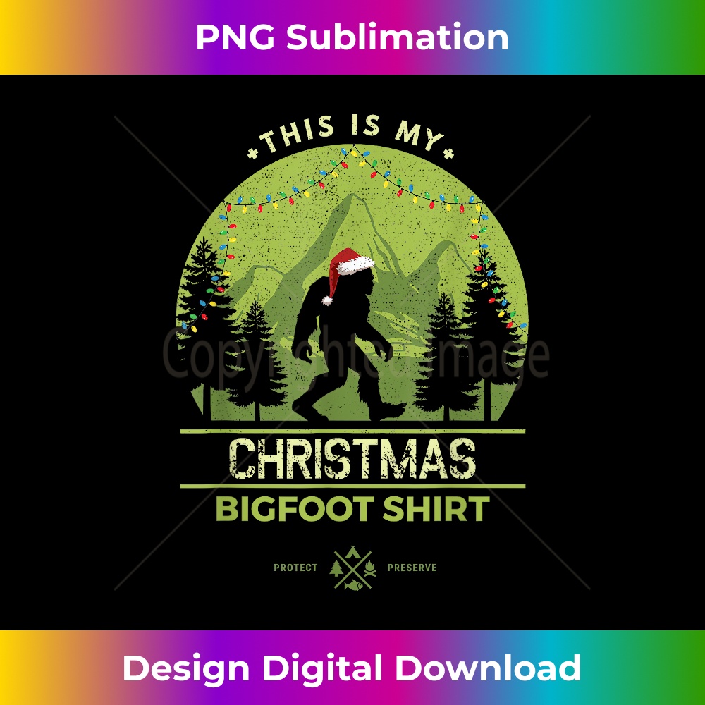 Merry Xmas Bigfoot T-Shirt Santa Squatch Christmas - Edgy Su | Inspire ...