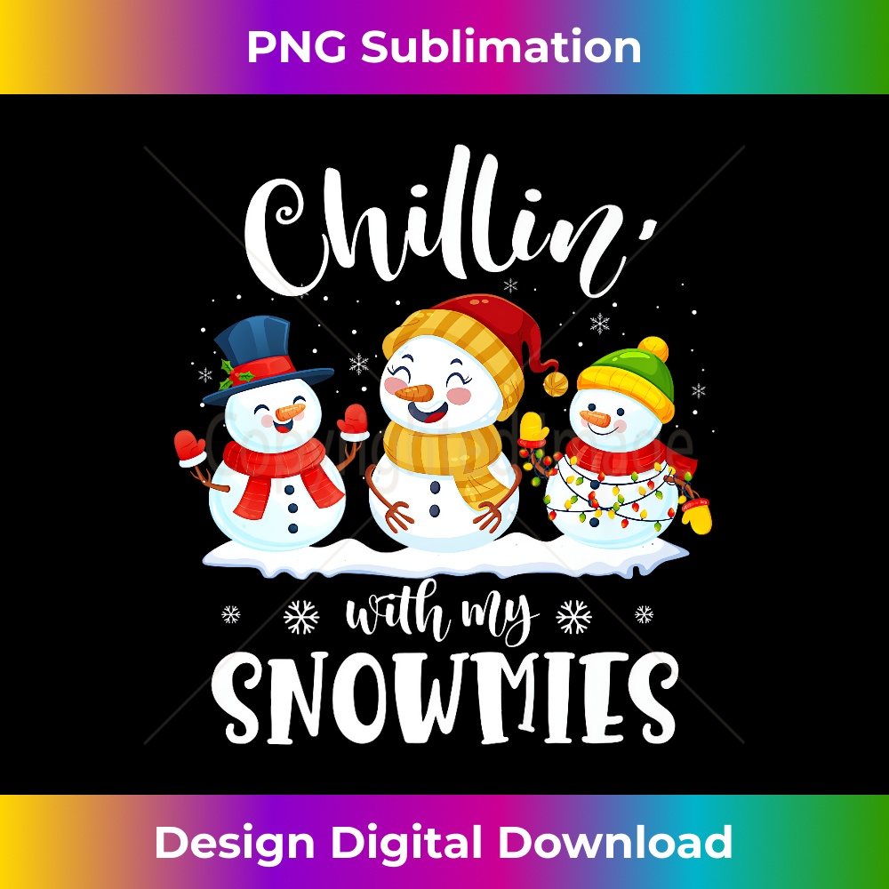 Chillin' With My Snowmies Snowman Holiday Christmas Pajama P | Inspire ...