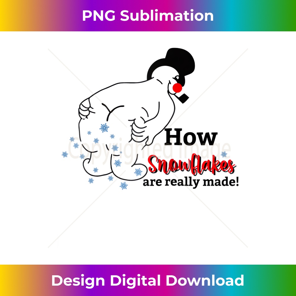 Funny Snowman How Snowflake Are Really Made Christmas Pajama - Inspire ...