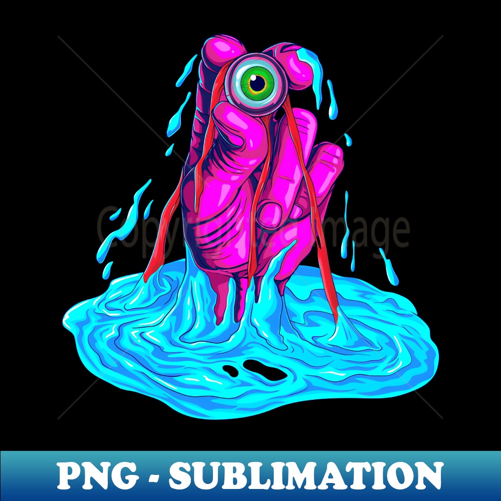 Horror Fantasy Hand with an eye - Aesthetic Sublimation Digi - Inspire ...