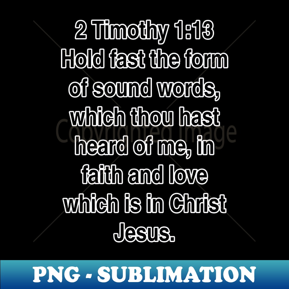 2 Timothy 113 King James Version KJV Bible Verse Typography | Inspire ...