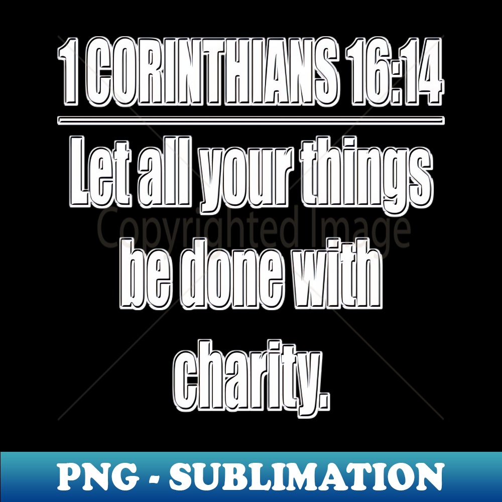 Bible Verse 1 Corinthians 1614 - Exclusive PNG Sublimation D | Inspire ...