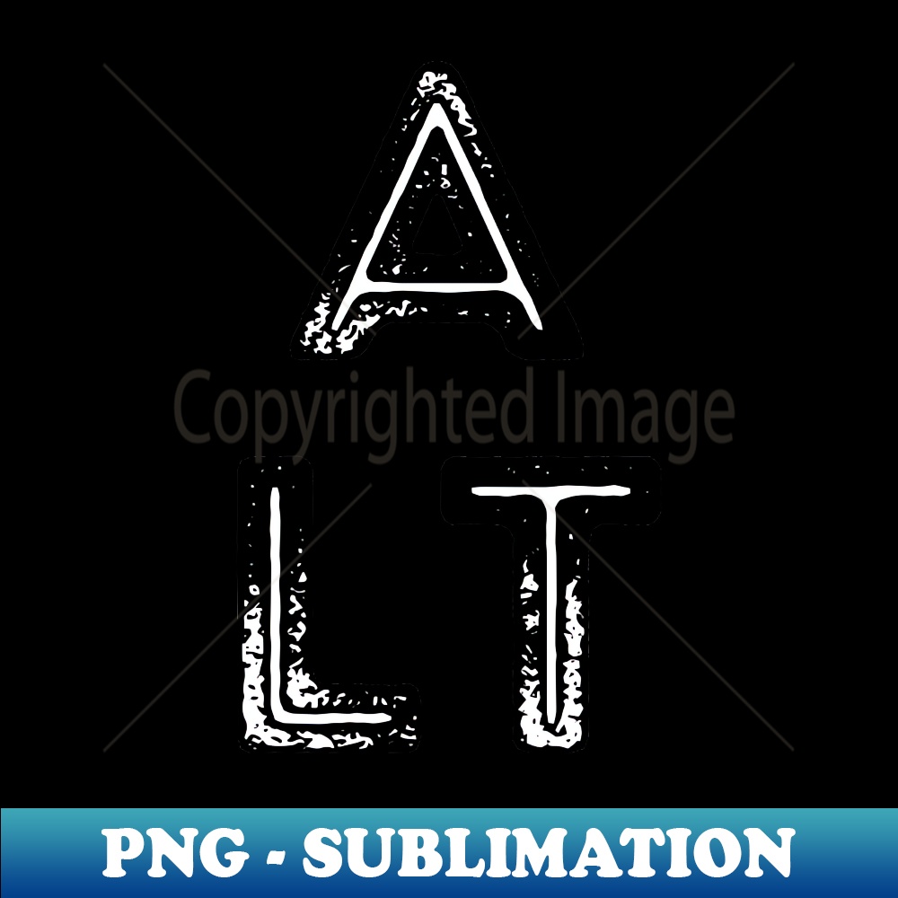 Black and White Rustic Retro Capital Letters Word ALT - Spec | Inspire ...