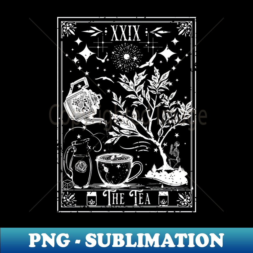 The Tea Tarot Card - Premium Sublimation Digital Download - | Inspire ...