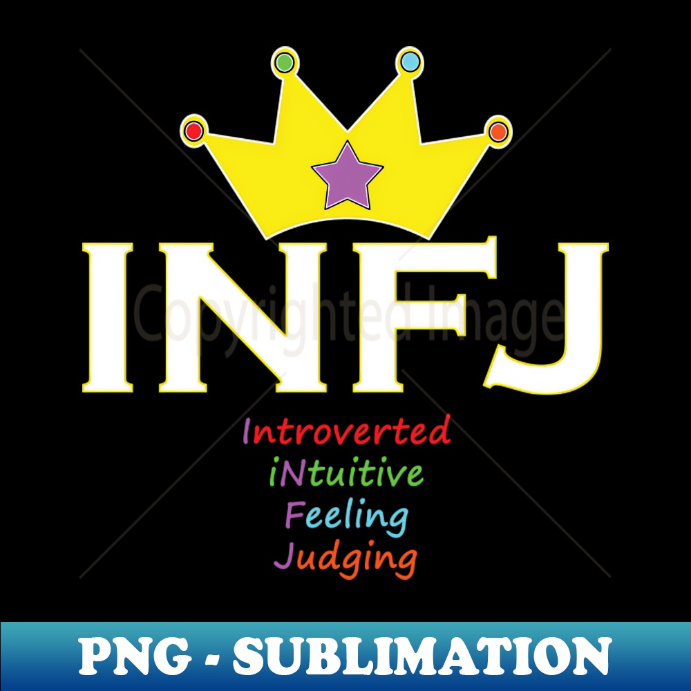 INFJ - Typography Design - Professional Sublimation Digital | Inspire ...
