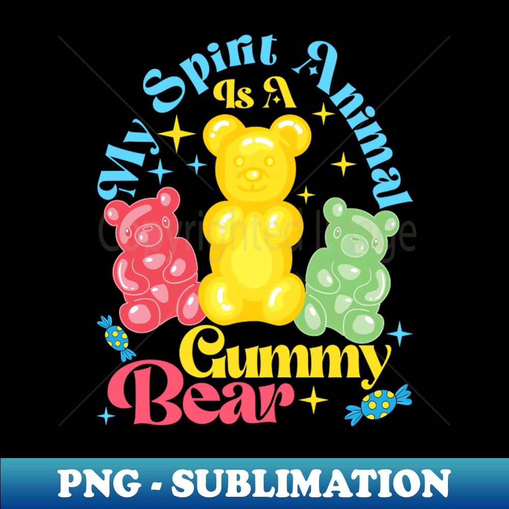 Funny Gummy Bear Art For Kids Girls Boys Candy Lover Gummies | Inspire ...