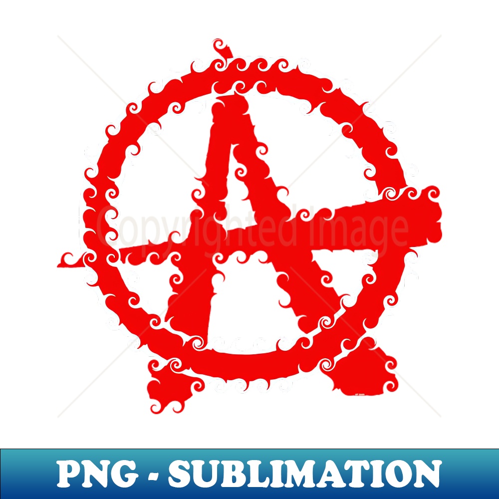 Classic Retro Anarchy Symbol - Decorative Sublimation PNG Fi - Inspire ...