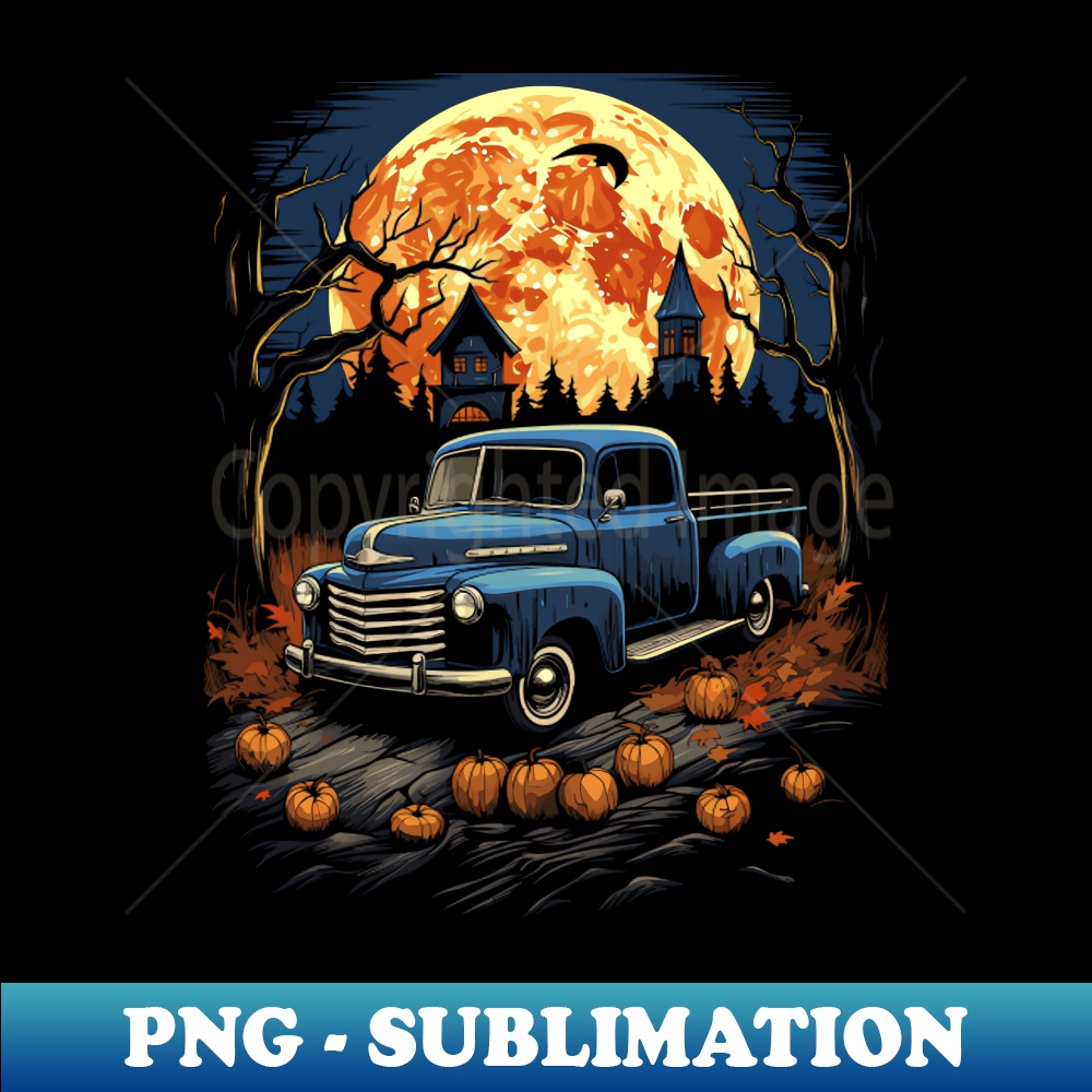 Creepy Old Truck Halloween Haunted Classic Truck - Vintage S | Inspire ...
