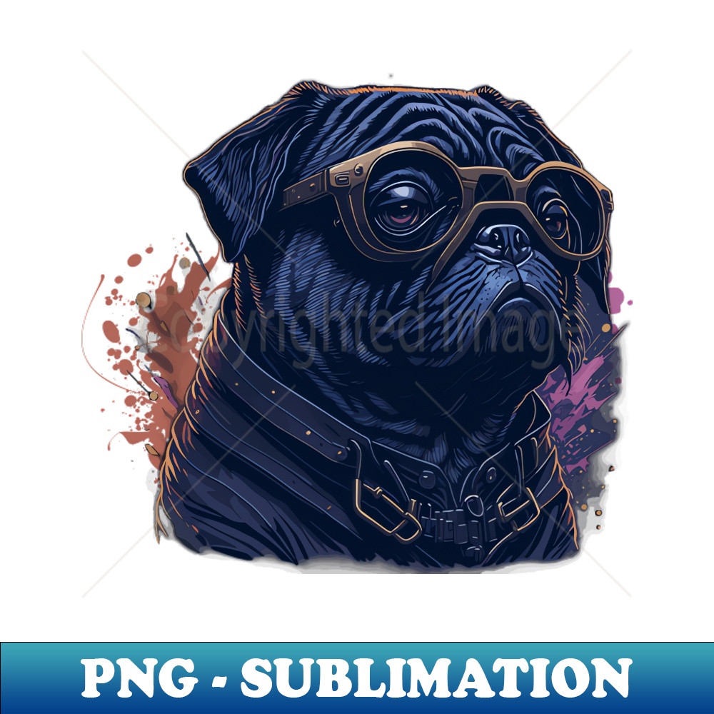 Steam Pug - High-Resolution PNG Sublimation File - Perfect f | Inspire ...