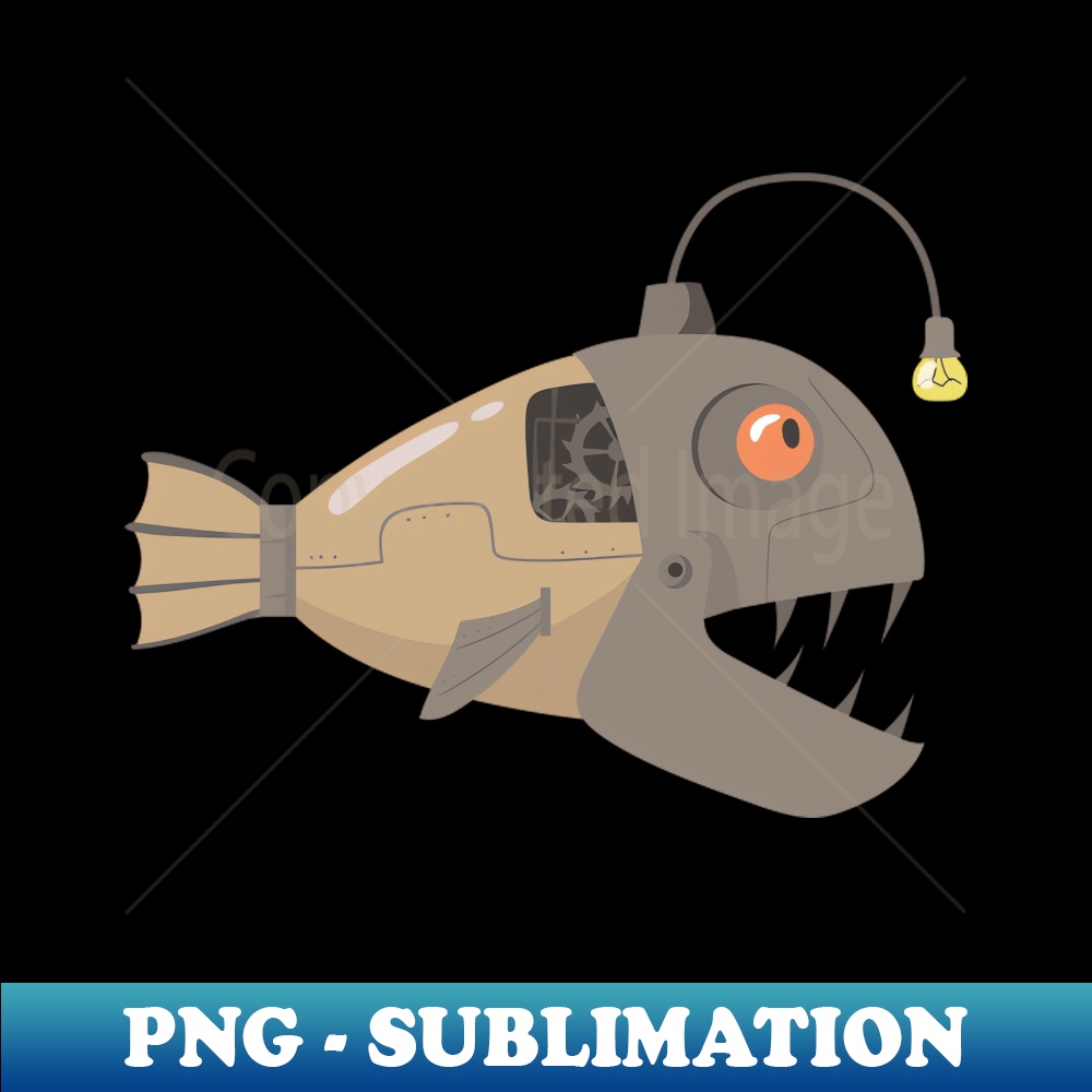Cool cyborg cyberpunk fish - Trendy Sublimation Digital Down | Inspire ...