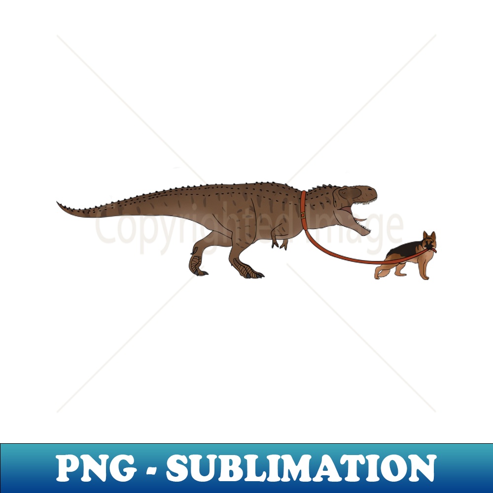 Funny German Shepherd walking T Rex Dinosaur - PNG Transpare | Inspire ...