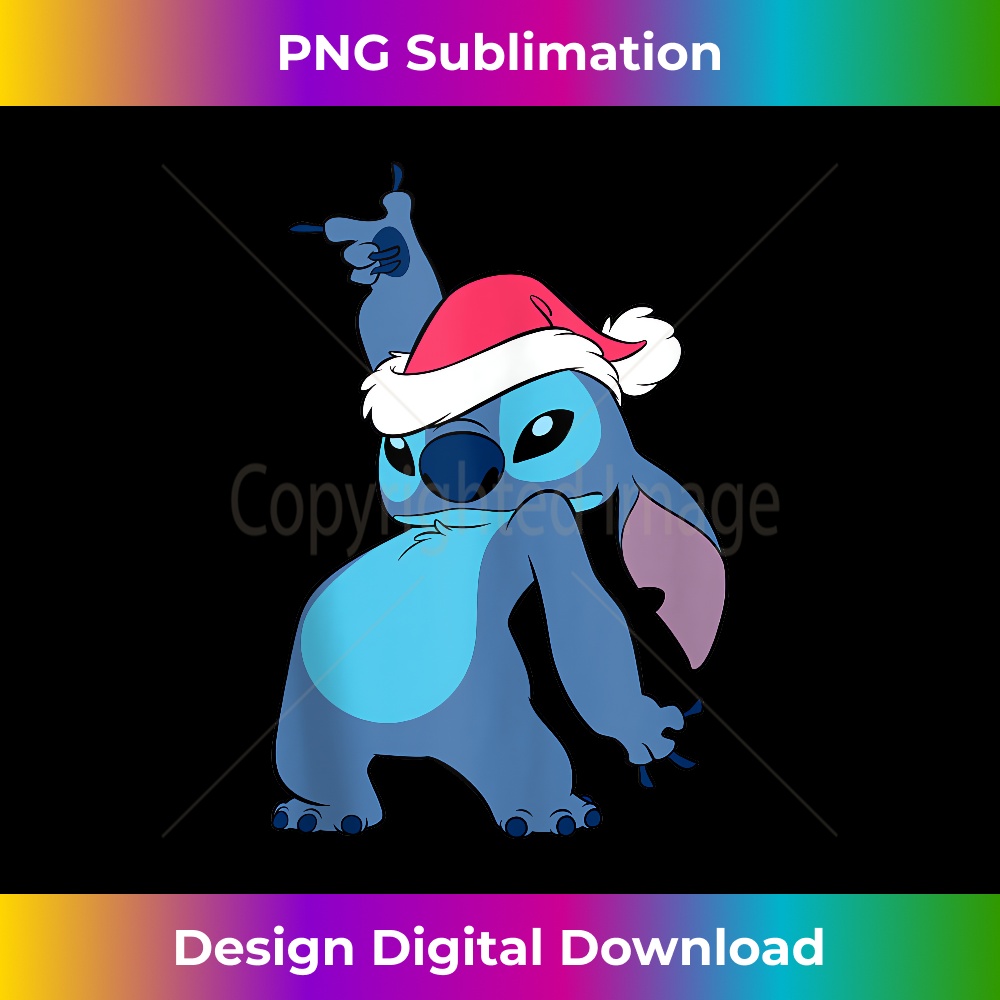 Disney Lilo & Stitch Christmas Santa Hat Stitch Portrait Tan | Inspire ...
