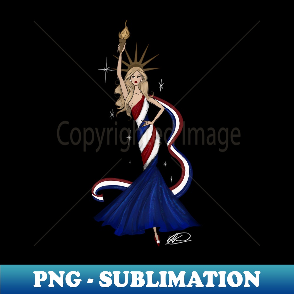 Statue of Liberty - RED WHITE BLUE - Special Edition Sublim - Inspire ...