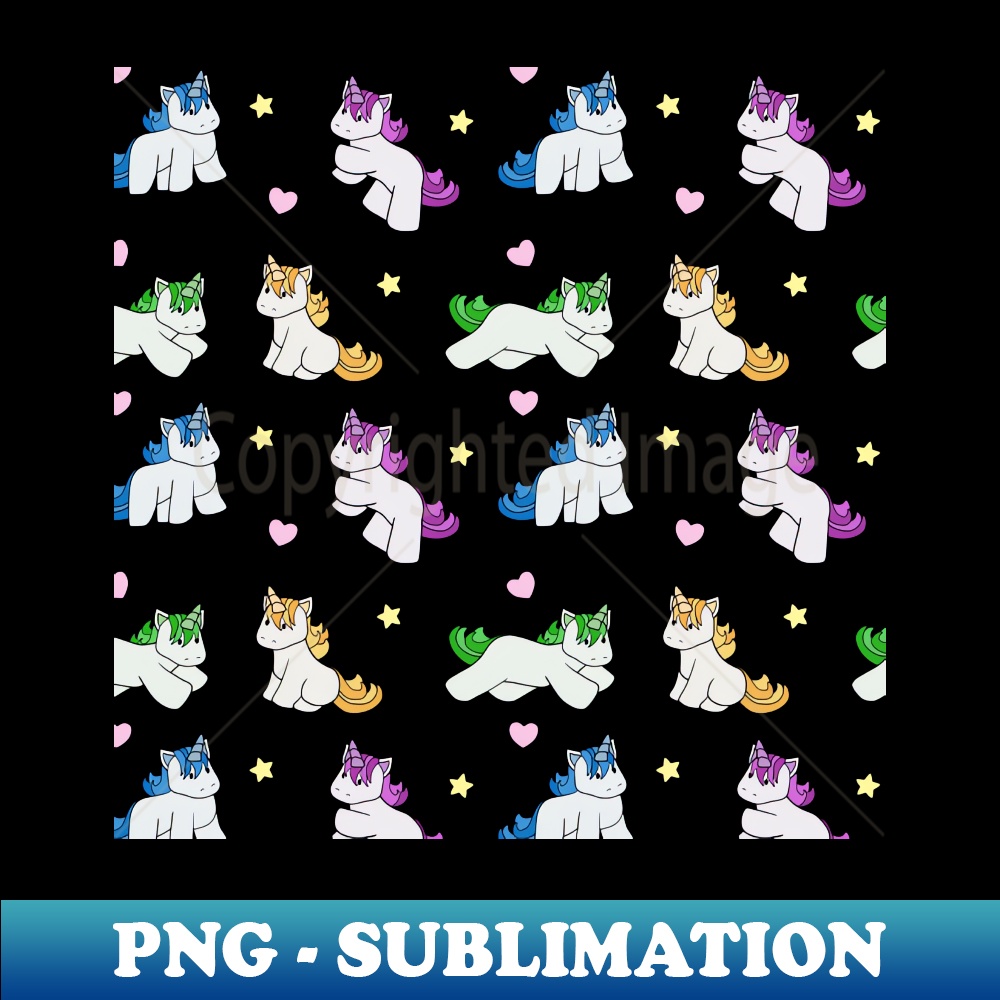 Unicorn Pattern - Sublimation-Ready PNG File - Spice Up Your | Inspire ...