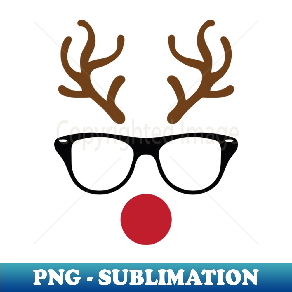 Rudolf Face - Decorative Sublimation PNG File - Bring Your D - Inspire ...