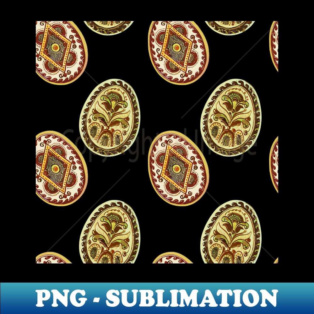 Traditional ukrainian easter eggs decor - PNG Sublimation Di - Inspire ...