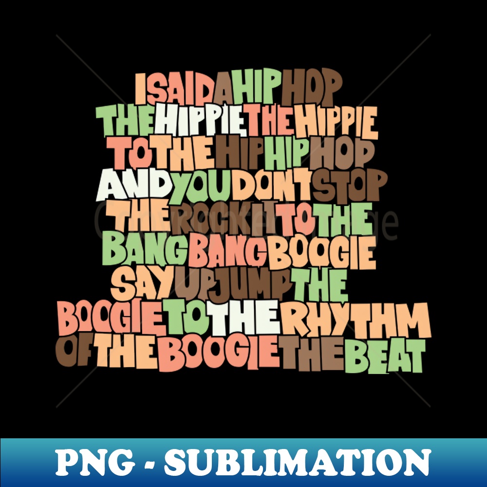 Rappers Delight Old School Graffiti Design - Retro PNG Subli | Inspire ...